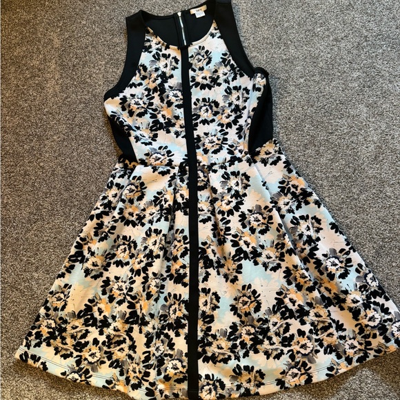 Bar III | Dresses | Bar Iii Black And White Floral Mini Dress | Poshmark